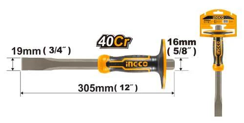 Ingco Cold chisel 19mm*16mm*305mm HCCL851916