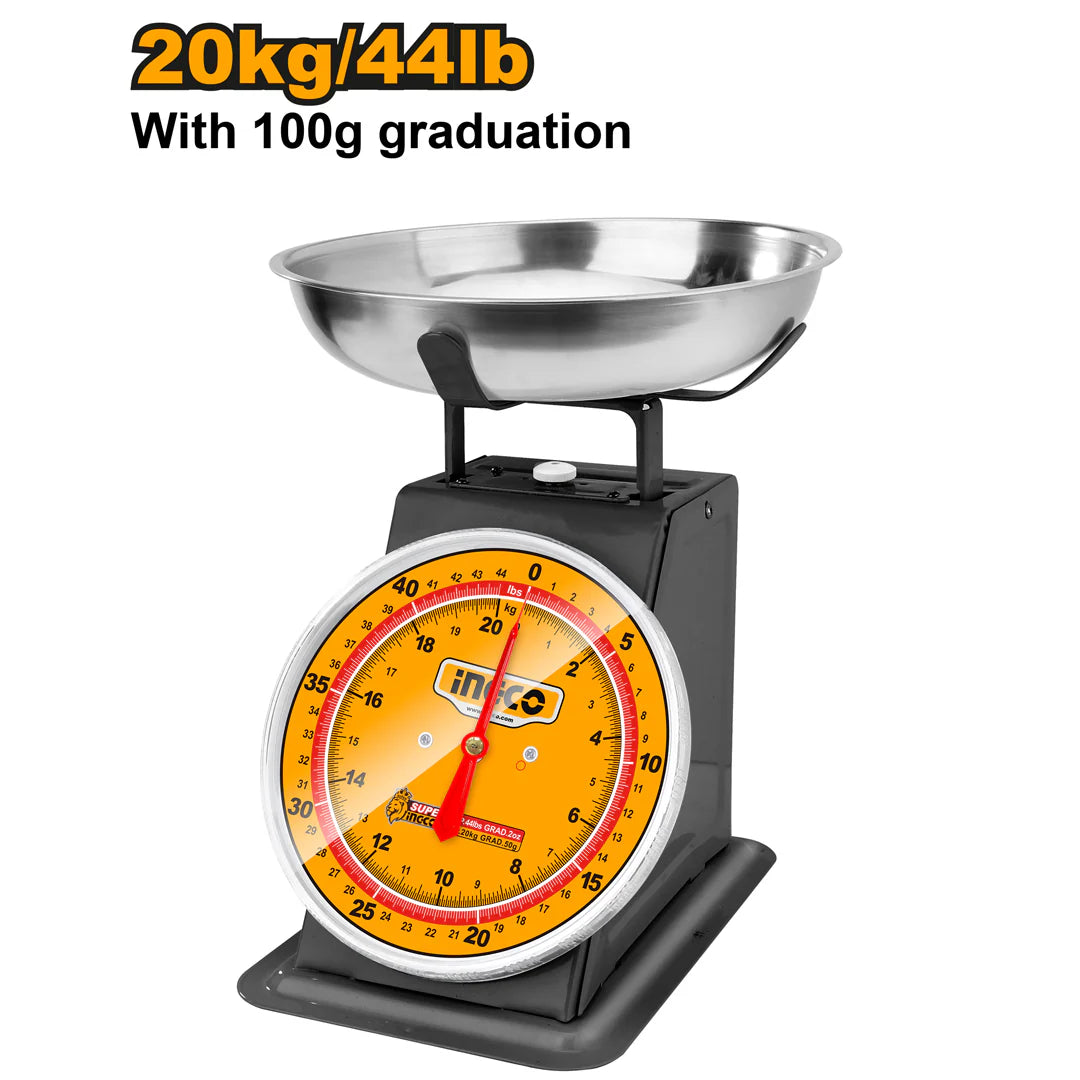 Ingco Spring scale 20kg HESA3203