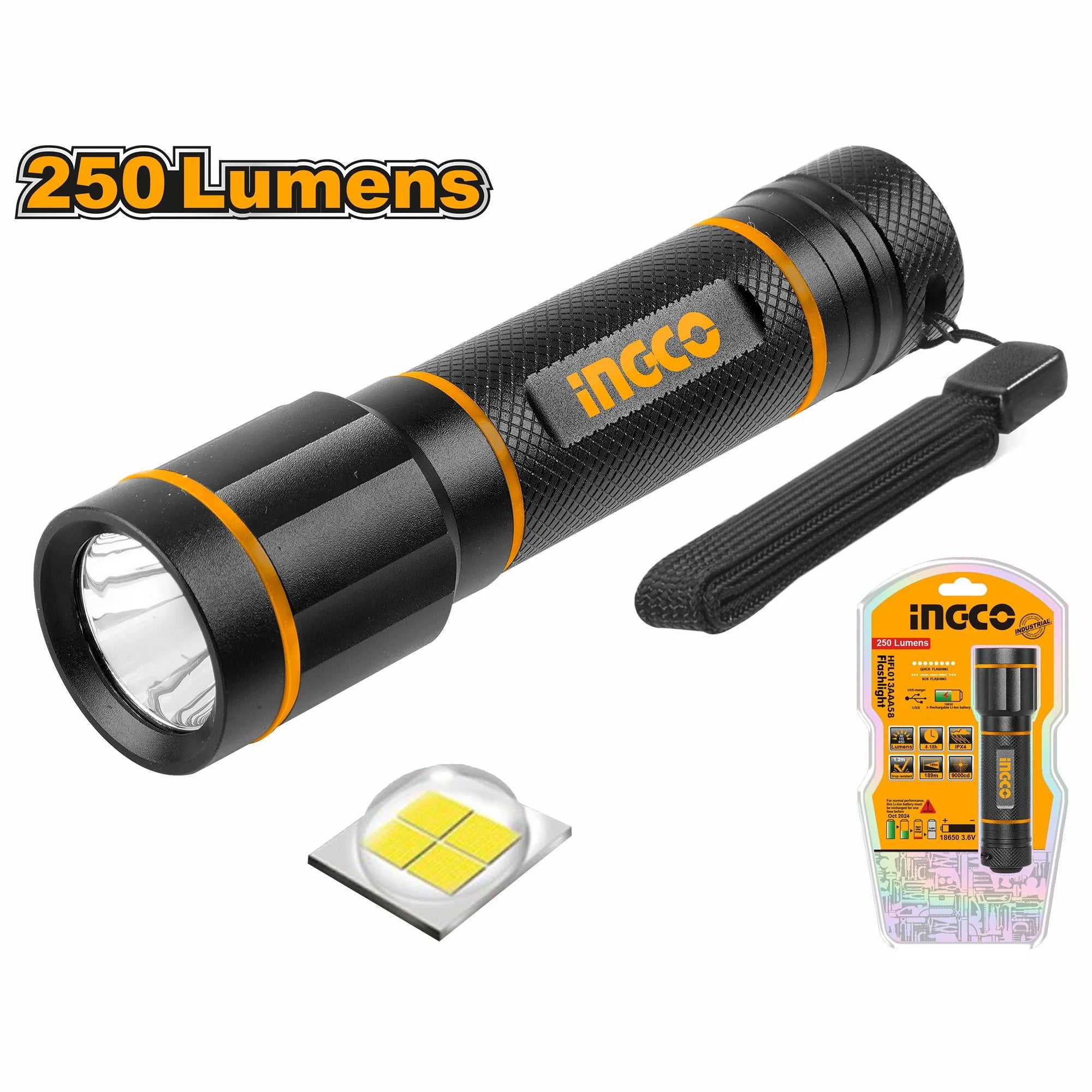Ingco Flashlight HFL013AAA58