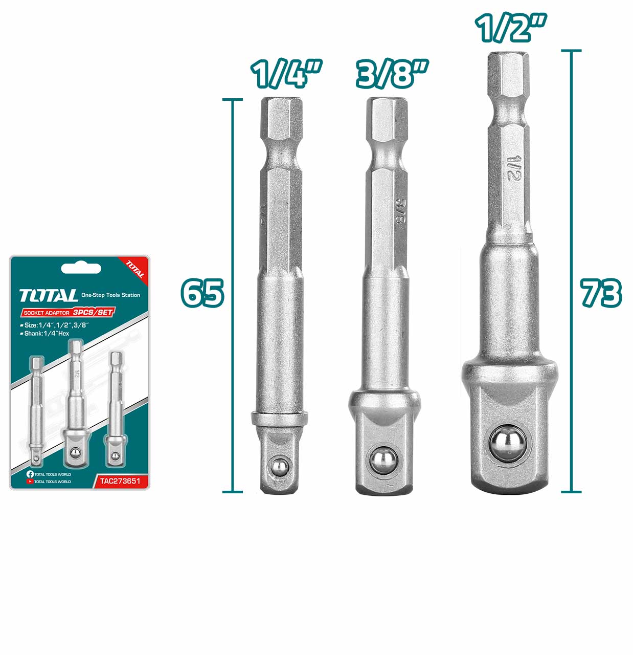 Total Socket adaptor TAC273651