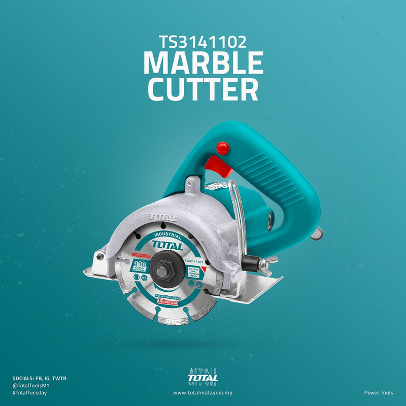 Total Marble cutter 1400W TS3141102