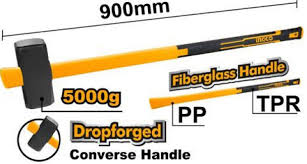 Ingco Stoning hammer (converse handle) 5000g converse handle HSTH03058