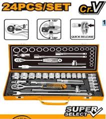 Ingco 24 Pcs 1/2" socket set HKTS12242